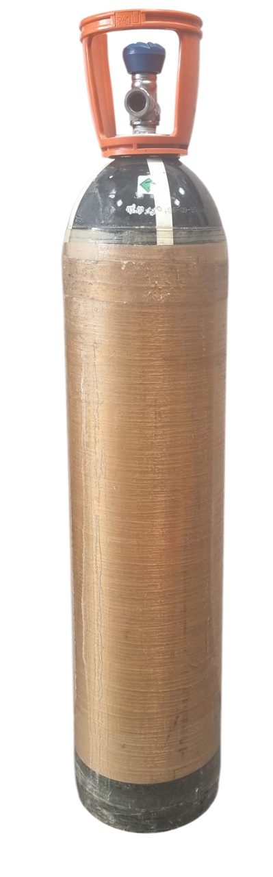 Refurbished 20-liter 300-bar carbon fiber-wrapped cylinders