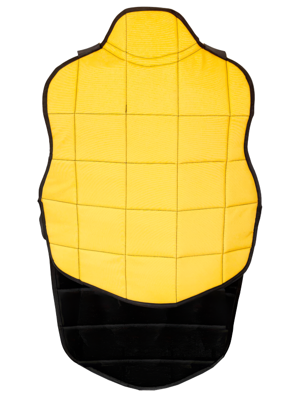 Yellow chest protector referee Ideal protection for paintball referee ...