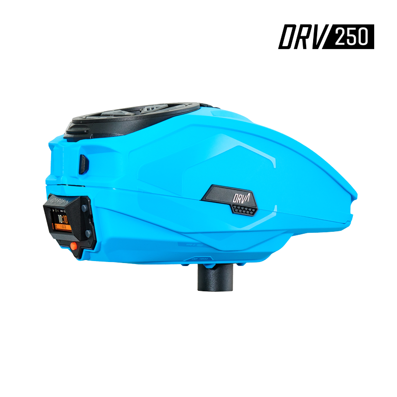 Loader DRV 250 Cyan CRBN paintball: The latest and most advanced loader ...