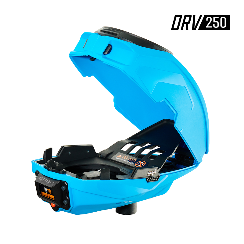 Loader DRV 250 Cyan CRBN paintball: The latest and most advanced loader ...